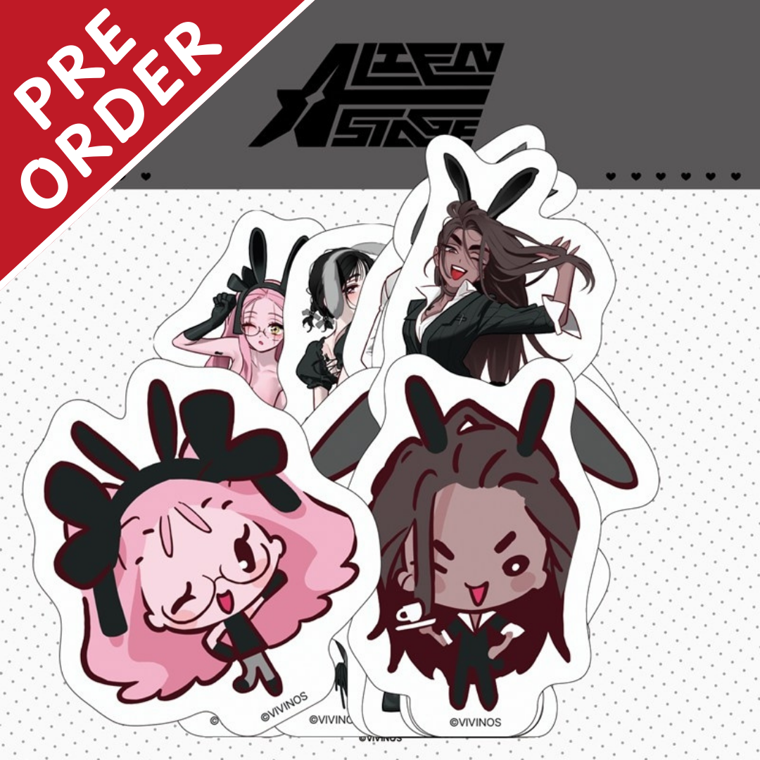 [PRE-ORDER] ALIEN STAGE 3rd Anniversary Cafe Sticker Set – Dear Japan