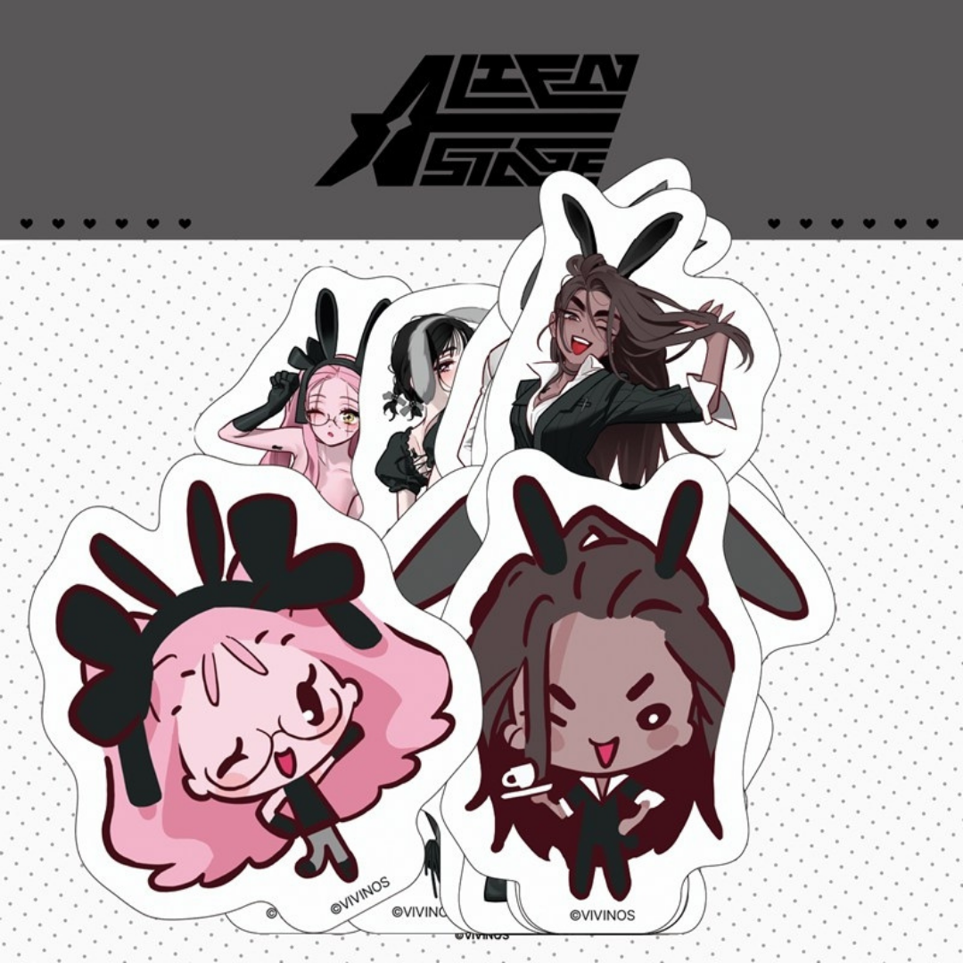 [PRE-ORDER] ALIEN STAGE 3rd Anniversary Cafe Sticker Set – Dear Japan