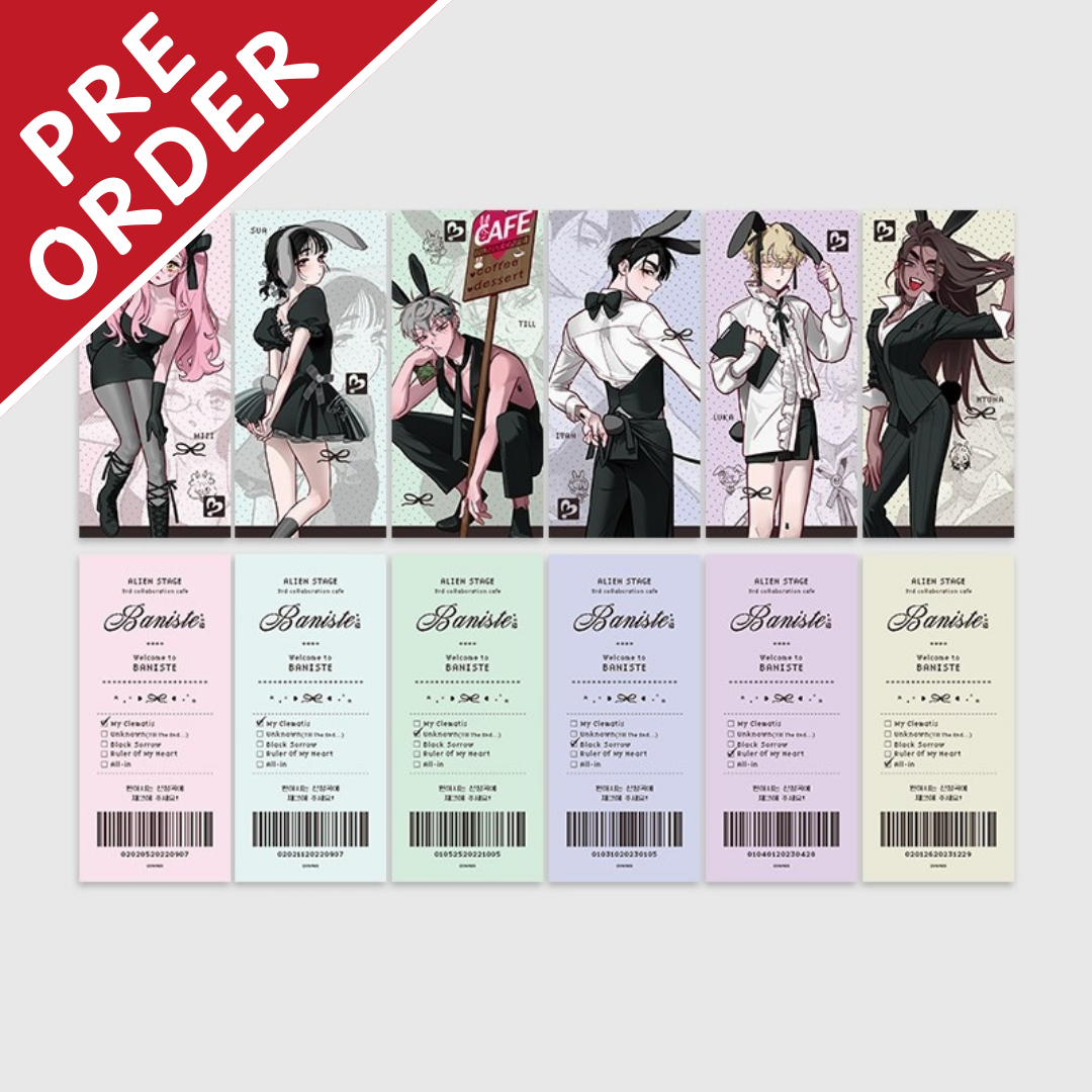 [PRE-ORDER] ALIEN STAGE 3rd Anniversary Cafe Ticket (Random 1 of 6 Typ ...